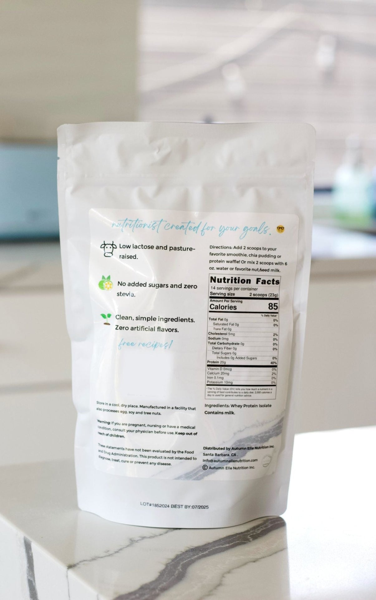 Unflavored Whey Protein Powder – Autumn Elle Nutrition